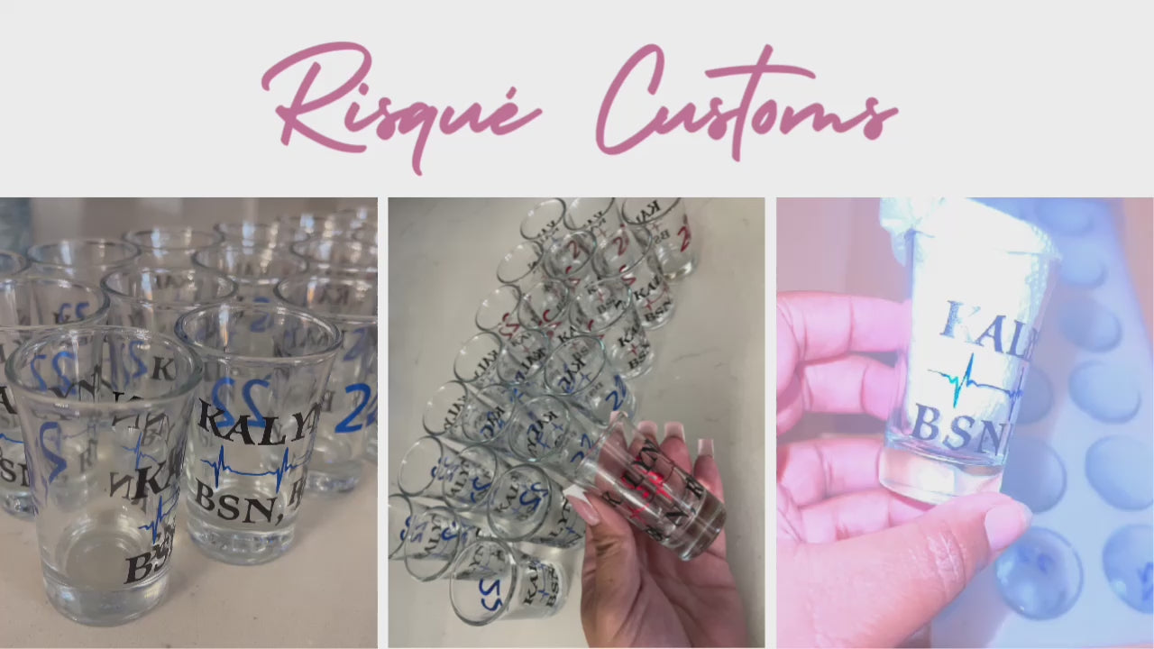 Personalized Shot Glass – RBRisqué Beauty